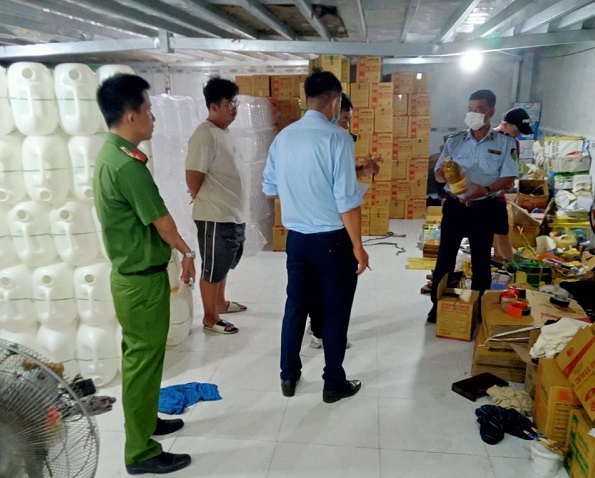 Một cơ sở sản xuất dầu thực vật tại An Giang vi phạm quy địn