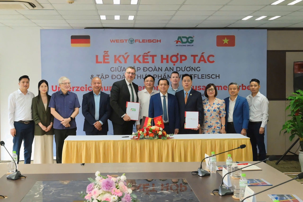 Tập đoàn An Dương ký kết hợp tác với Tập đoàn Thực phẩm West